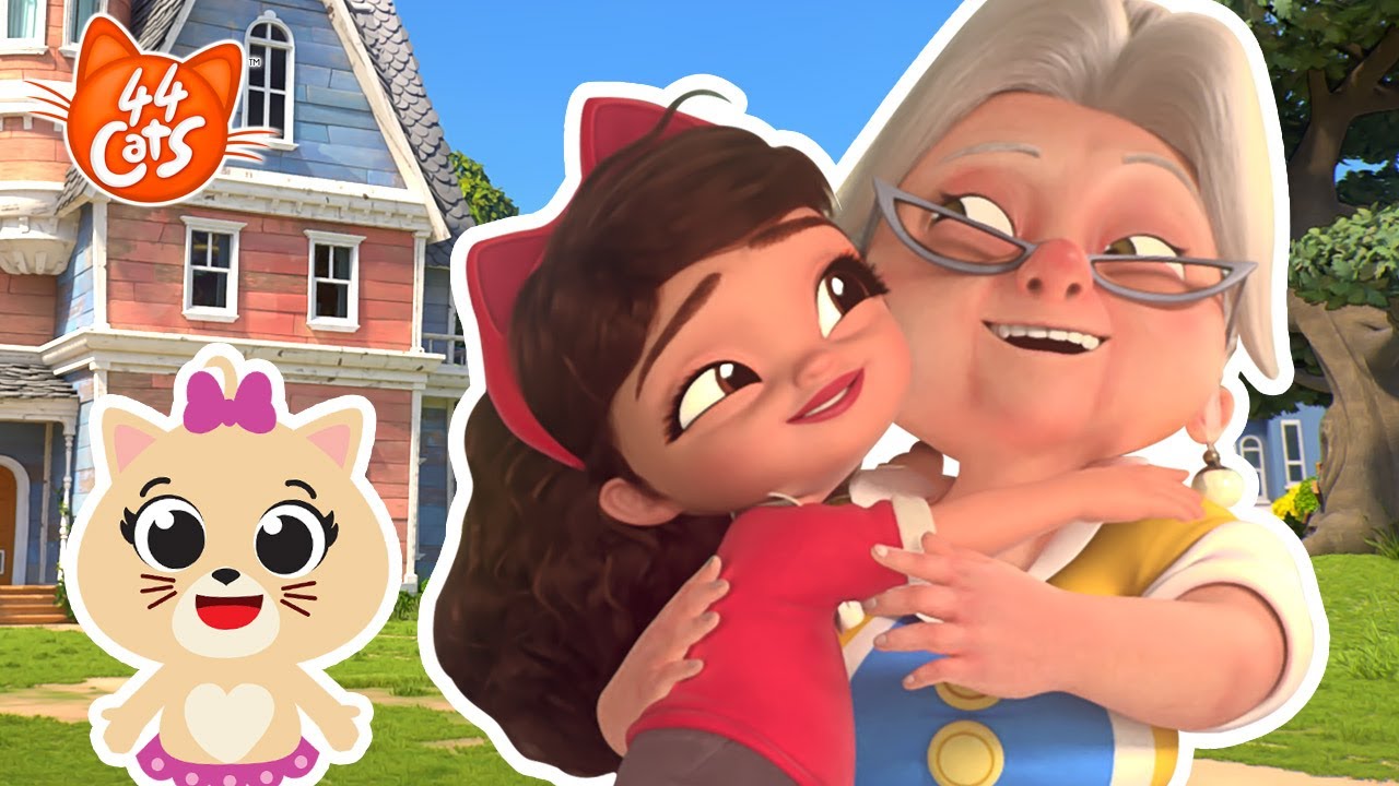 44 Cats | Cuddle Time with Isotta and Granny Pina! 👩‍👧💗 - YouTube