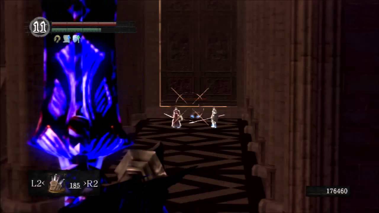 Dark Souls Sniping Knight Lautrec in Anor Londo - YouTube