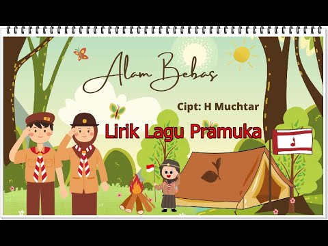 Alam Bebas | Lagu Pramuka | Lirik Lagu - YouTube