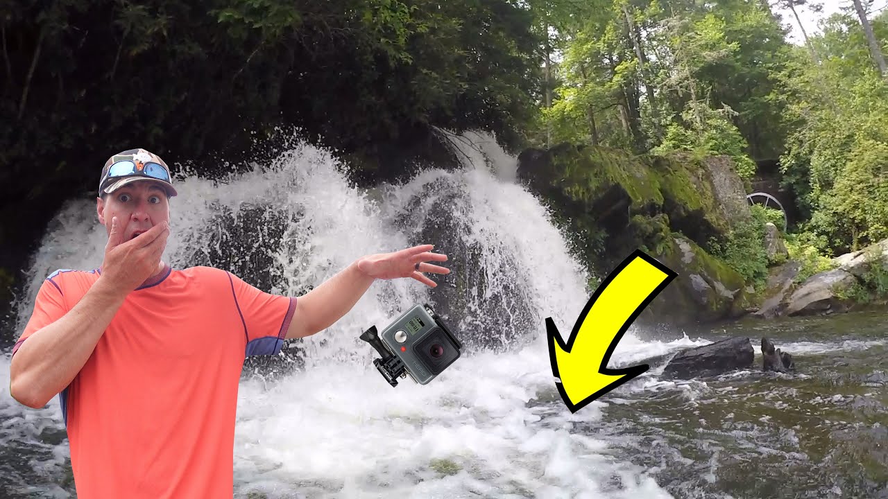 I DROPPED my GoPro in 2 WATERFALLS... You'll NEVER believe what's DOWN ...