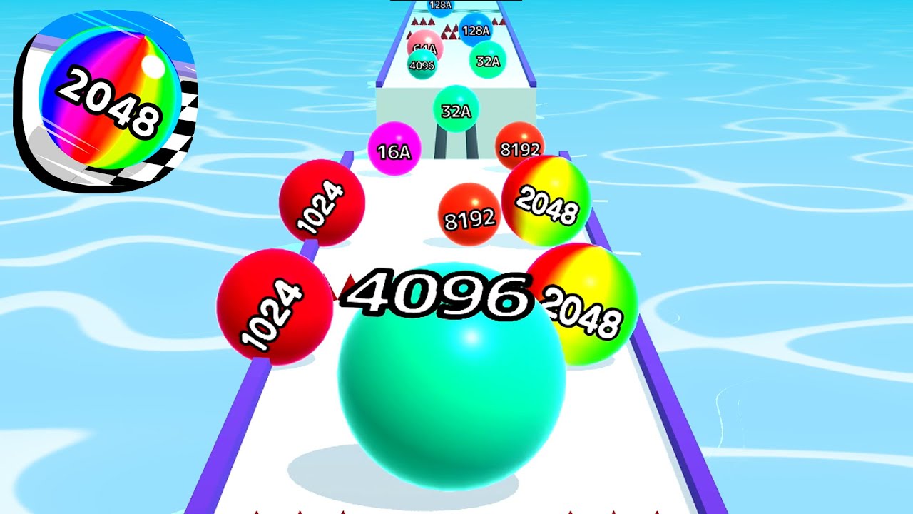 Ball Run 2048 - All Levels Gameplay Android, iOS ( Levels 1580 ) - YouTube