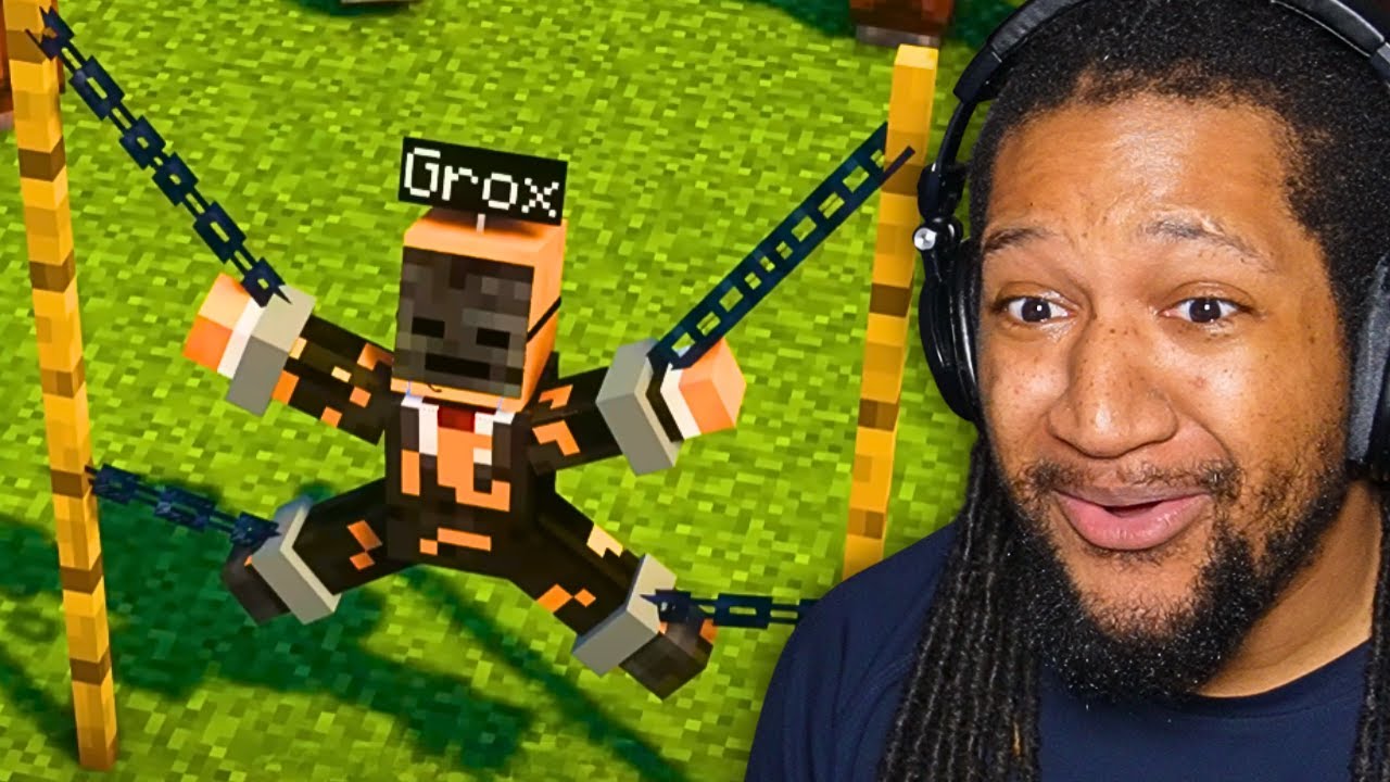 GROX is an ABSOLUTE MENACE! ( 1,000,000 Villager MANHUNT ) - YouTube
