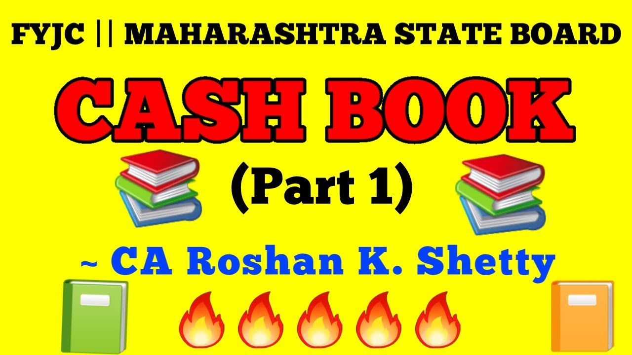 FYJC || BK || CASH BOOK || SIMPLE CASH BOOK || - YouTube