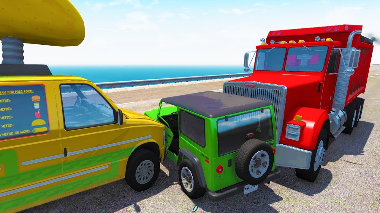 Realistic High Speed BIG RIG Crashes! - BeamNG Drive Crash Test ...