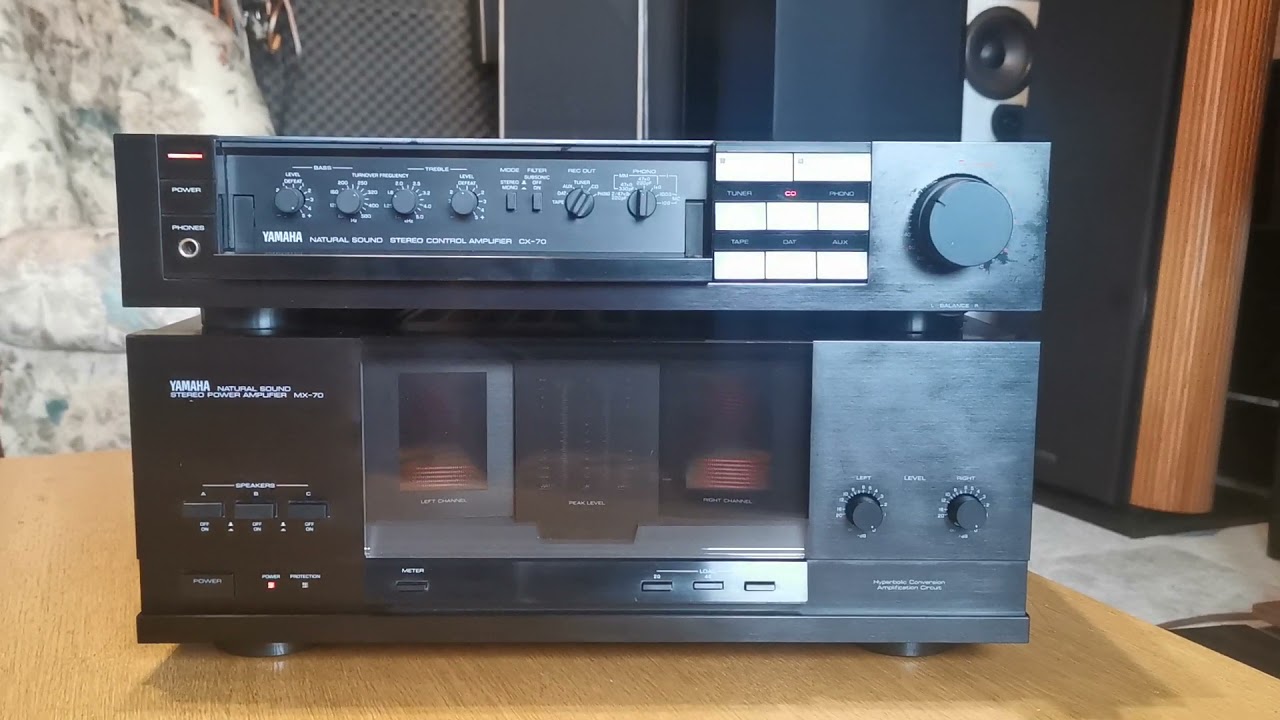 Yamaha MX 70 + CX 70 audio set Audio Room Radomsko . - YouTube