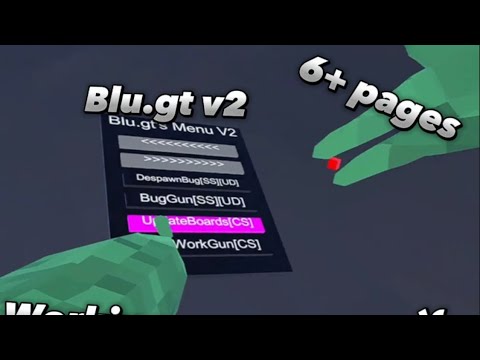 Blu.Gt mod menu V2 | 6+ pages | Gorilla tag @BluTheReal @flopsy - YouTube