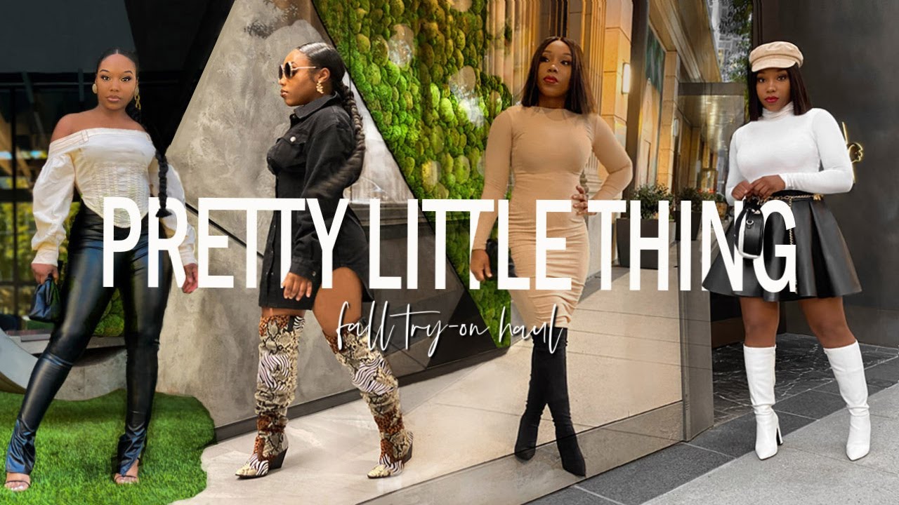 PRETTY LITTLE THING FALL TRY-ON HAUL | Ambril G. McLaurin - YouTube