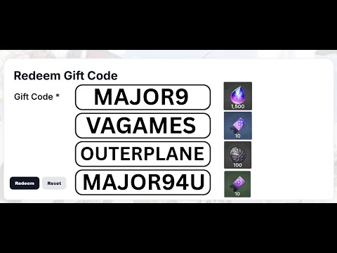 October 3, 2025 Codes (OuterPlane)