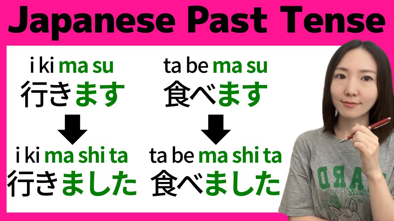Past Tense "〜ました/MASHITA" [Basic Japanese Grammar] - YouTube