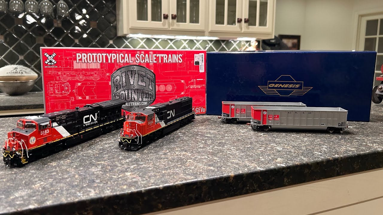 New HO Scale Locomotives and cars - YouTube