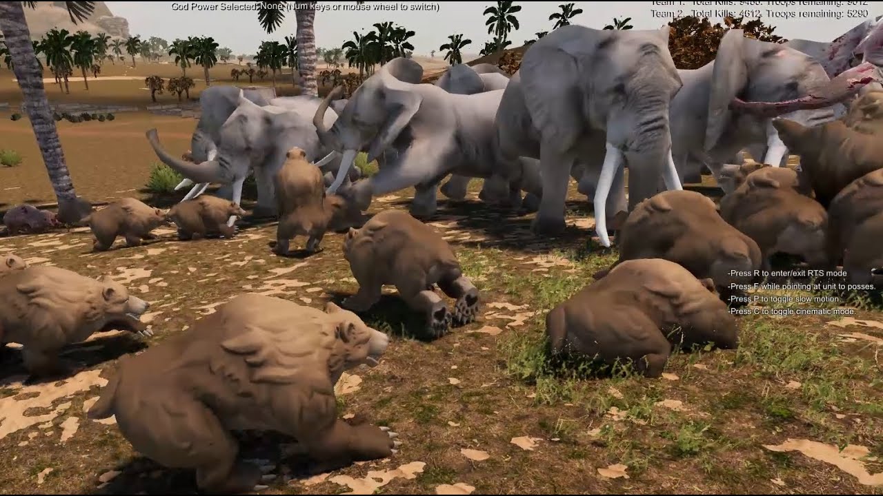 Elephants vs Bears l Ultimate Epic Battle Simulator 2 l UEBS 2 - YouTube