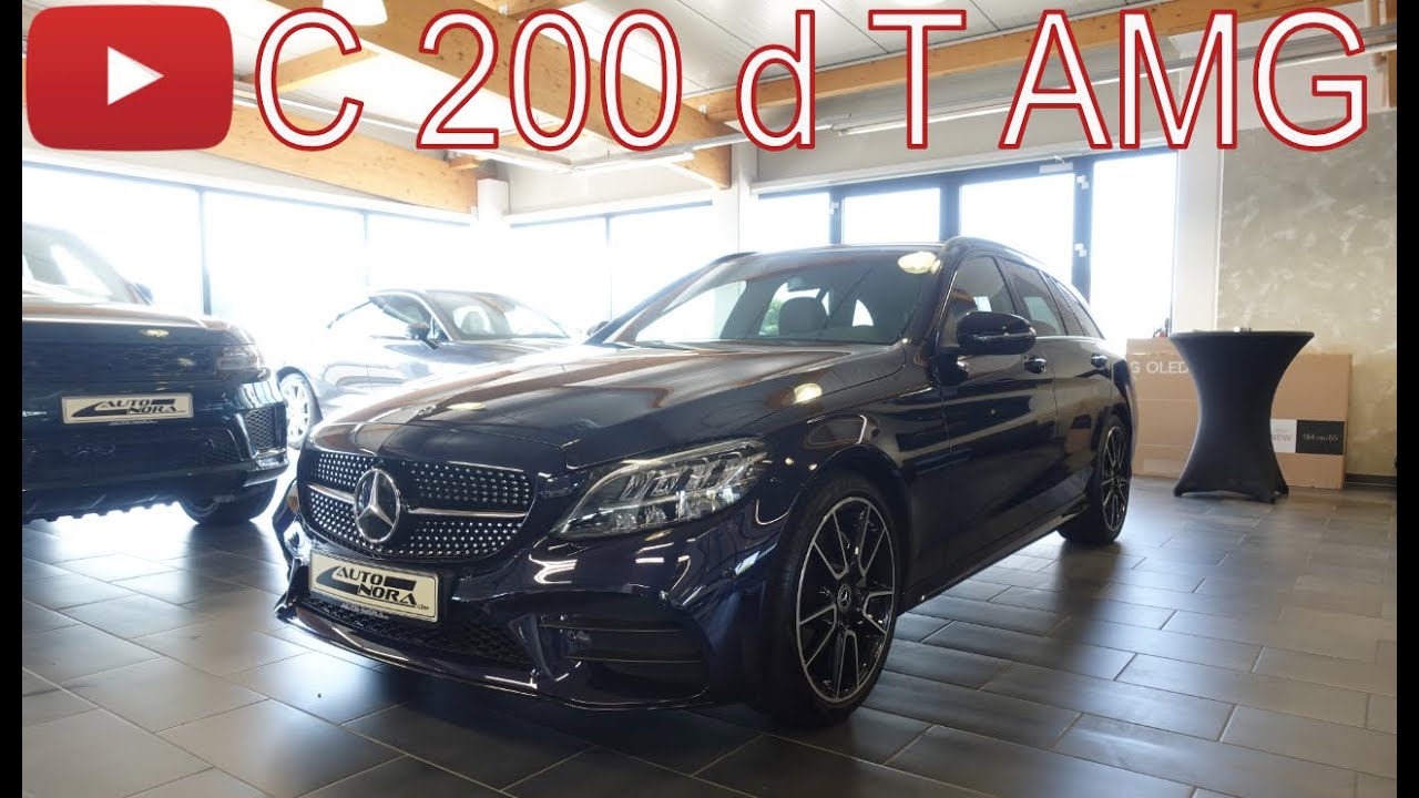 Mercedes-Benz C 200 d T AMG Line - YouTube