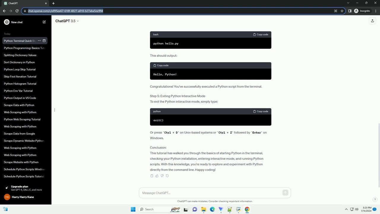 How To Start Python In Terminal YouTube How To Start Python In Terminal YouTube