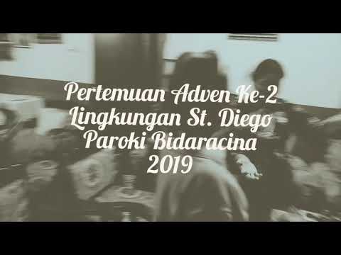Pertemuan Adven Ke-2 Lingkungan Diego Paroki Bidaracina 2019 - YouTube