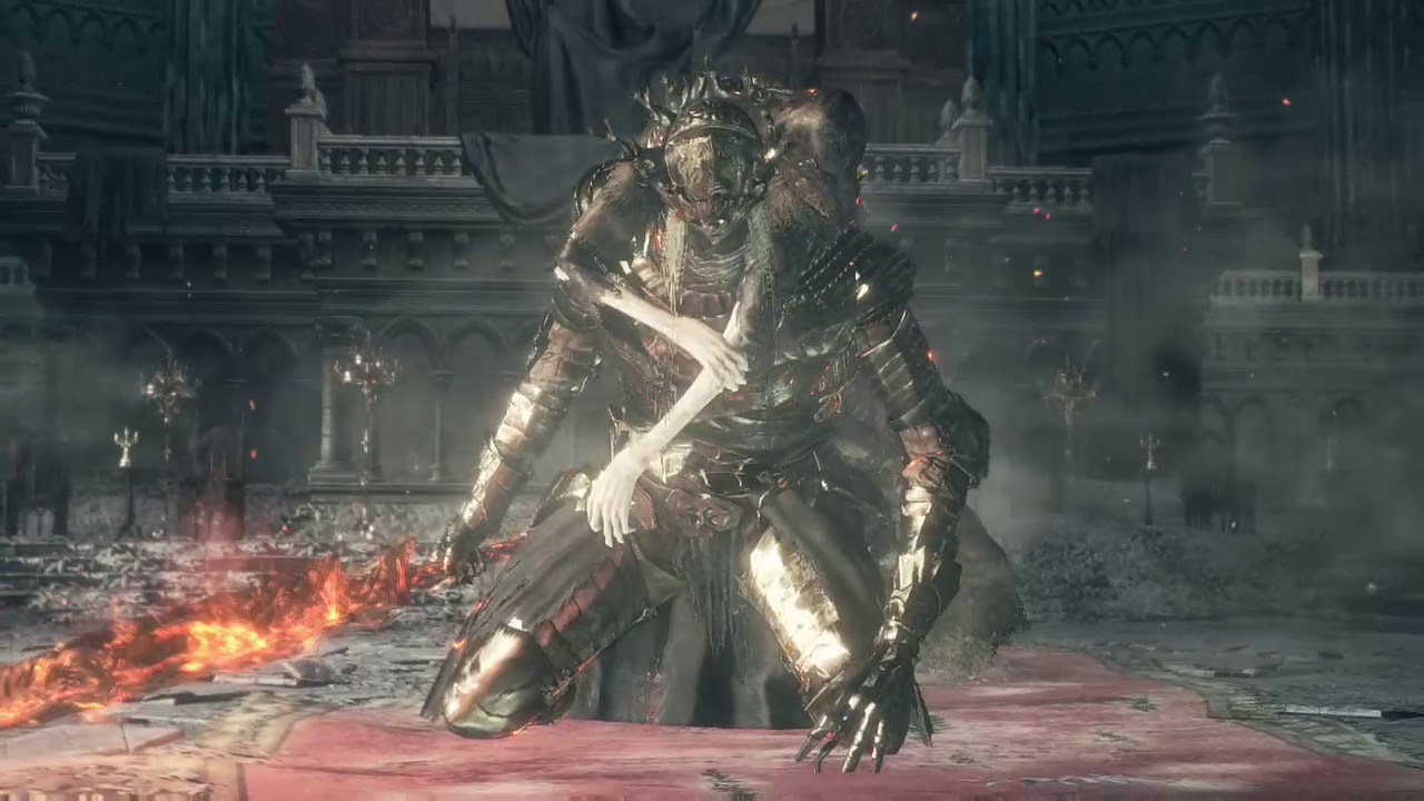 Dark Souls 3 boss fight: Lothric y Lorian, los príncipes gemelos - YouTube