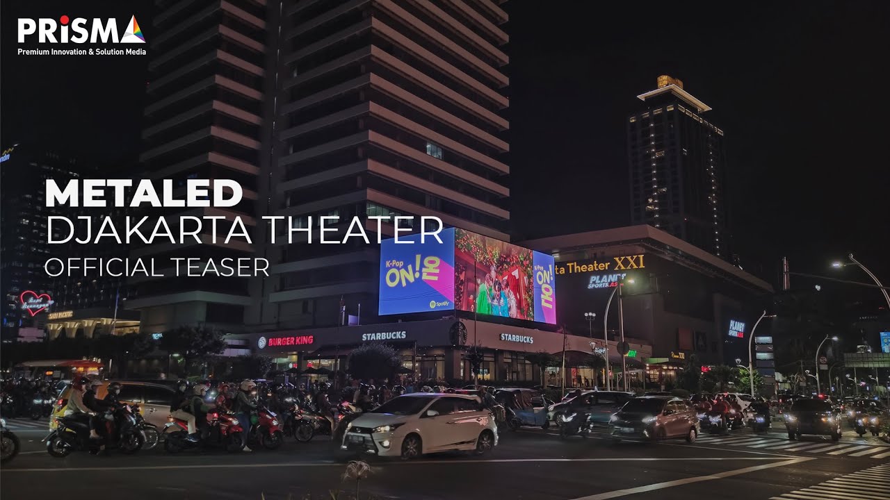 Prisma Advertising - METALED - LED Djakarta Theater - YouTube