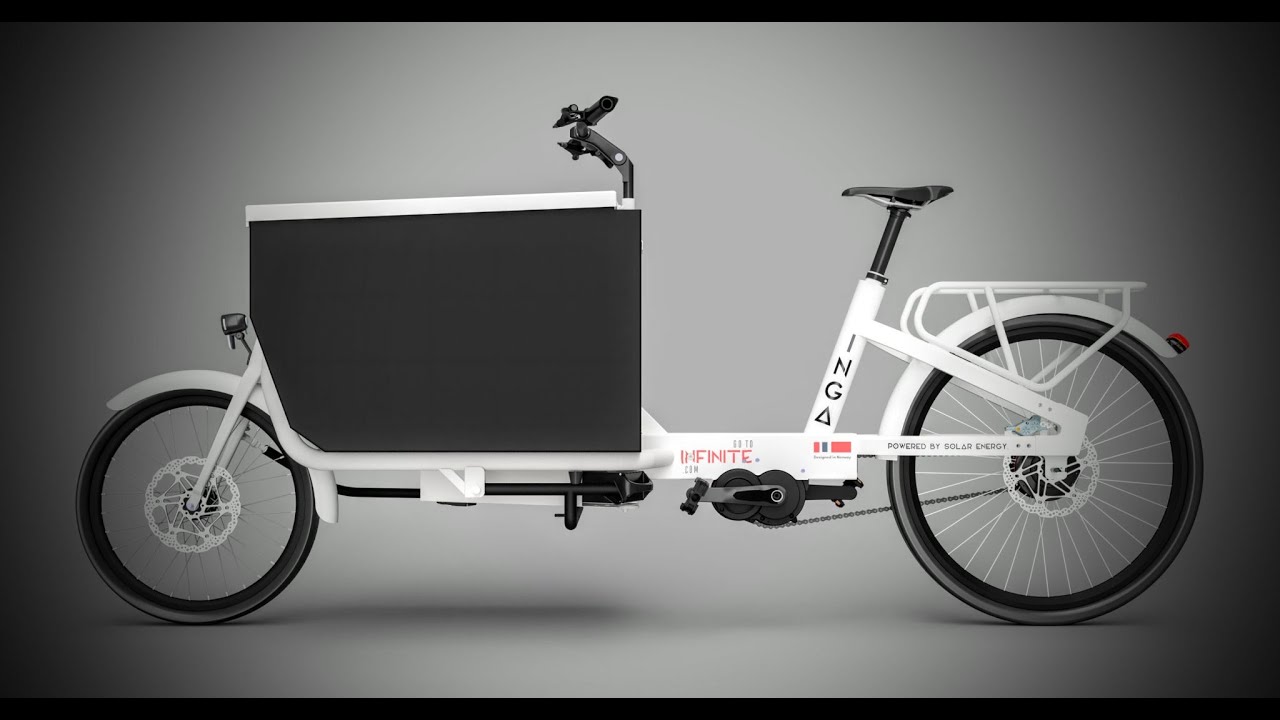 INGA Solar Electric Cargo Bike by Infinite Mobility - YouTube