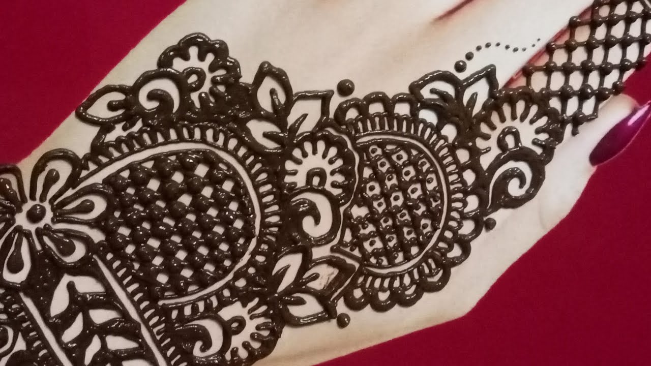 VERY VERY AASAN SAHAL || HENNA PATTERN WITH PARTY MEHNDI #trrending # ...