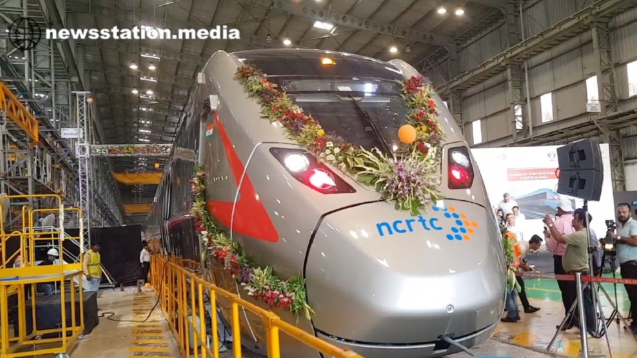 Alstom's Savli Production Unit Unveils Trainset for Delhi-Meerut Rapid ...