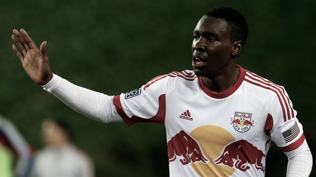 GOAL: Lloyd Sam chip kisses the post and bounces in | New York Red ...