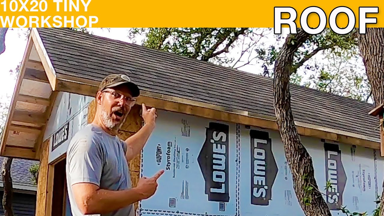 Building a Tiny Workshop: Roof - YouTube