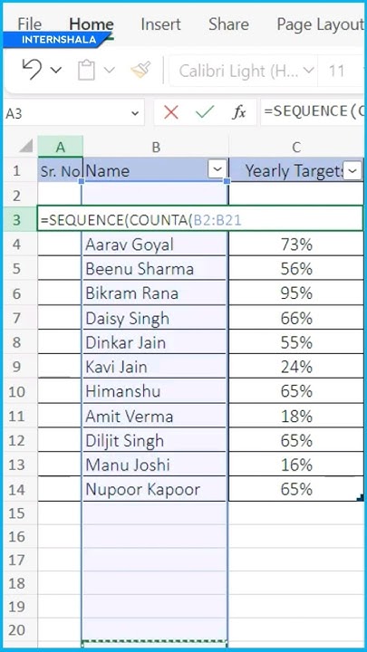 How to Add Serial Number in Excel | Shortcut Method | Excel Tricks - YouTube