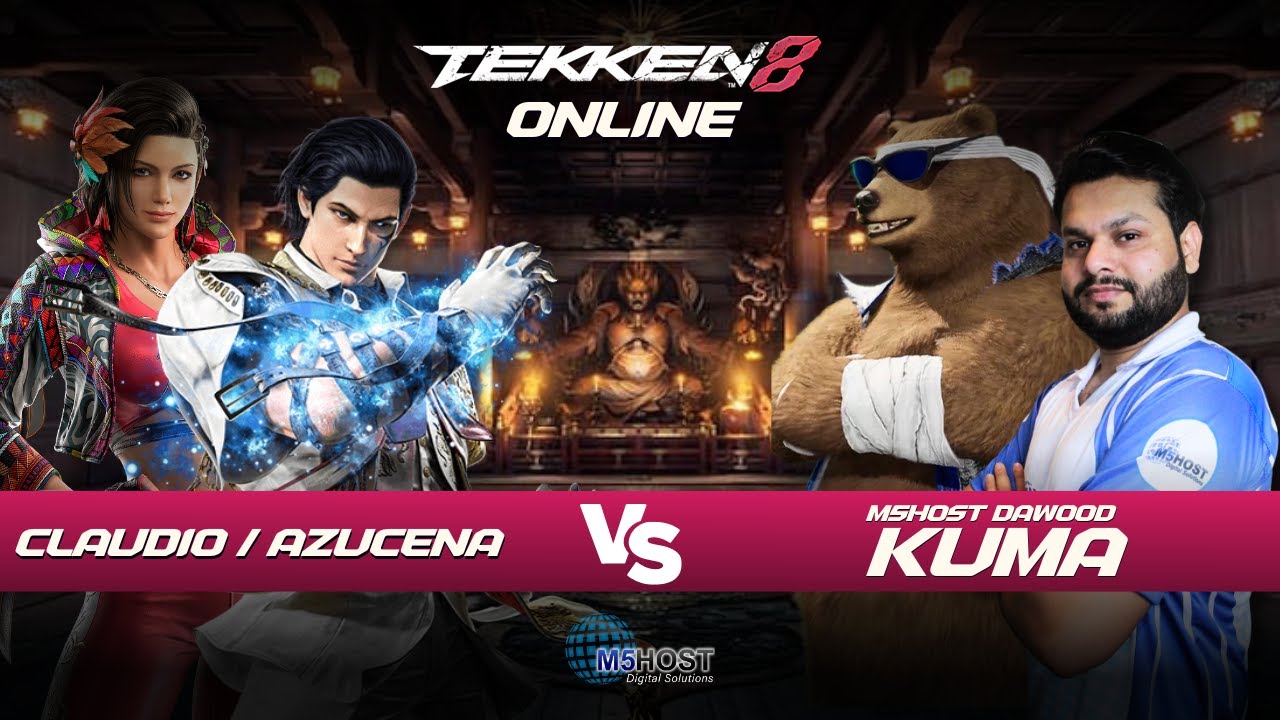 Kuma vs. Mani like Claudio / Azucena : Bear vs. Kickboxing in Tekken 8 ...
