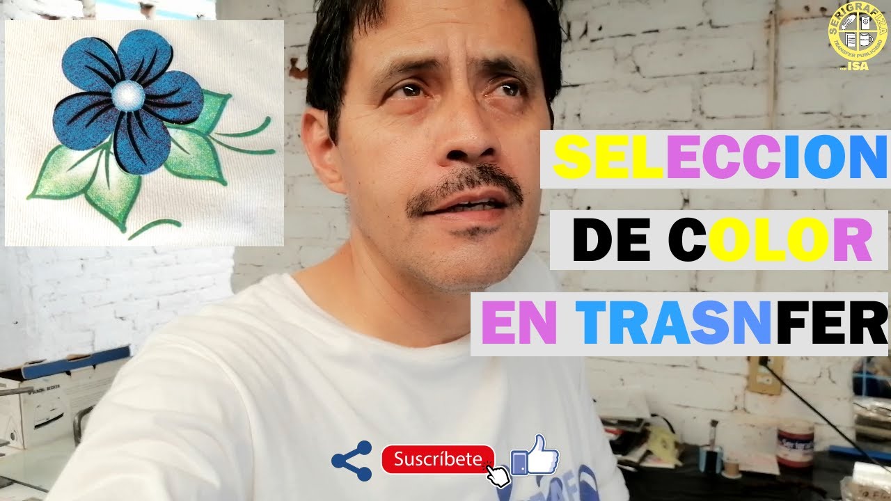SELECCION DE COLOR EN TRANSFER 1*SERIGRAFIZA con ISA - YouTube