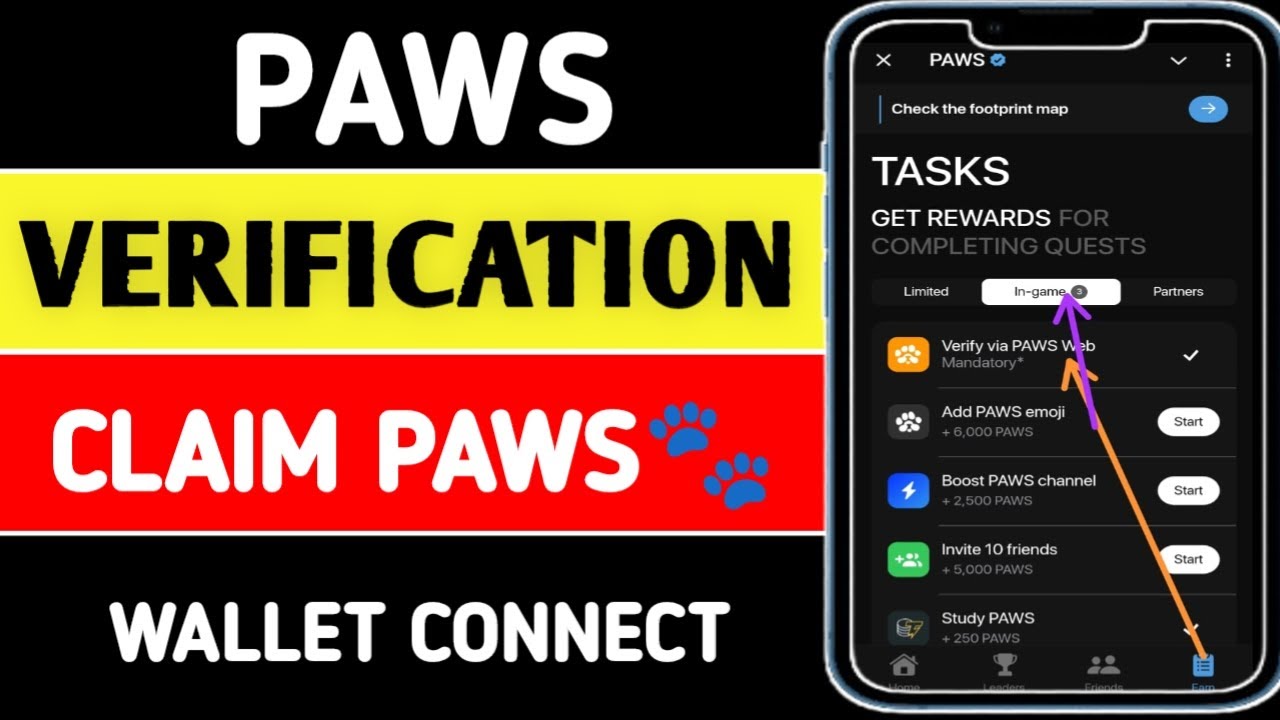 Complete Guide to Paws Airdrop | Paws Wallet Connect & Claim Process ...