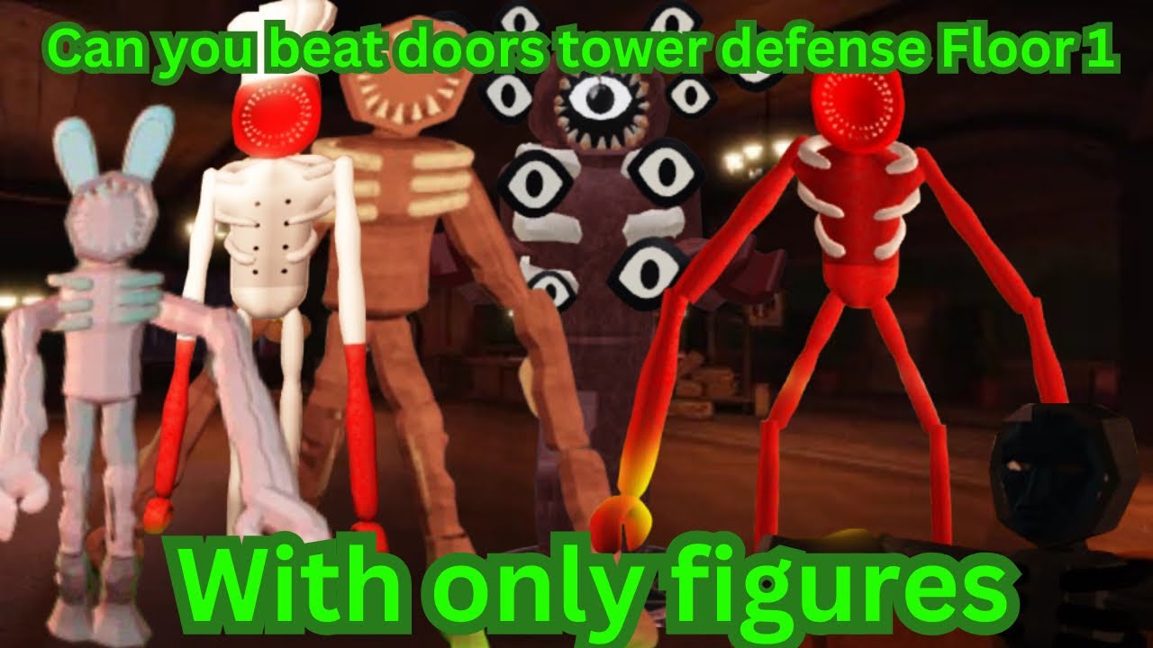 Figures-Only Challenge in Doors Tower Defense Floor 1 - YouTube