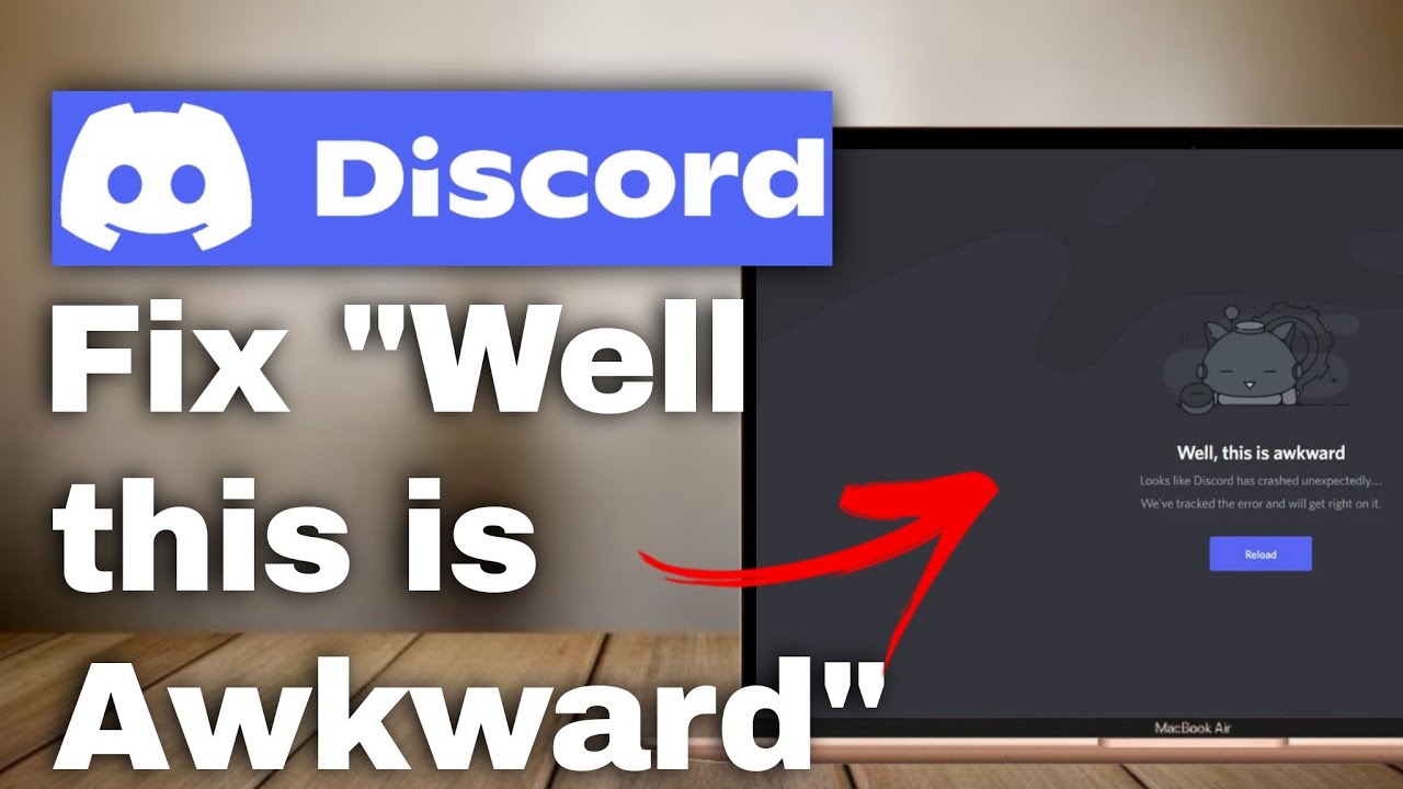How To Fix Discord Well this is Awkward Crash Error Message - YouTube
