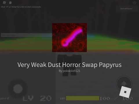 Very Weak Dust Horrorswap Papyrus | Dust graced sans |