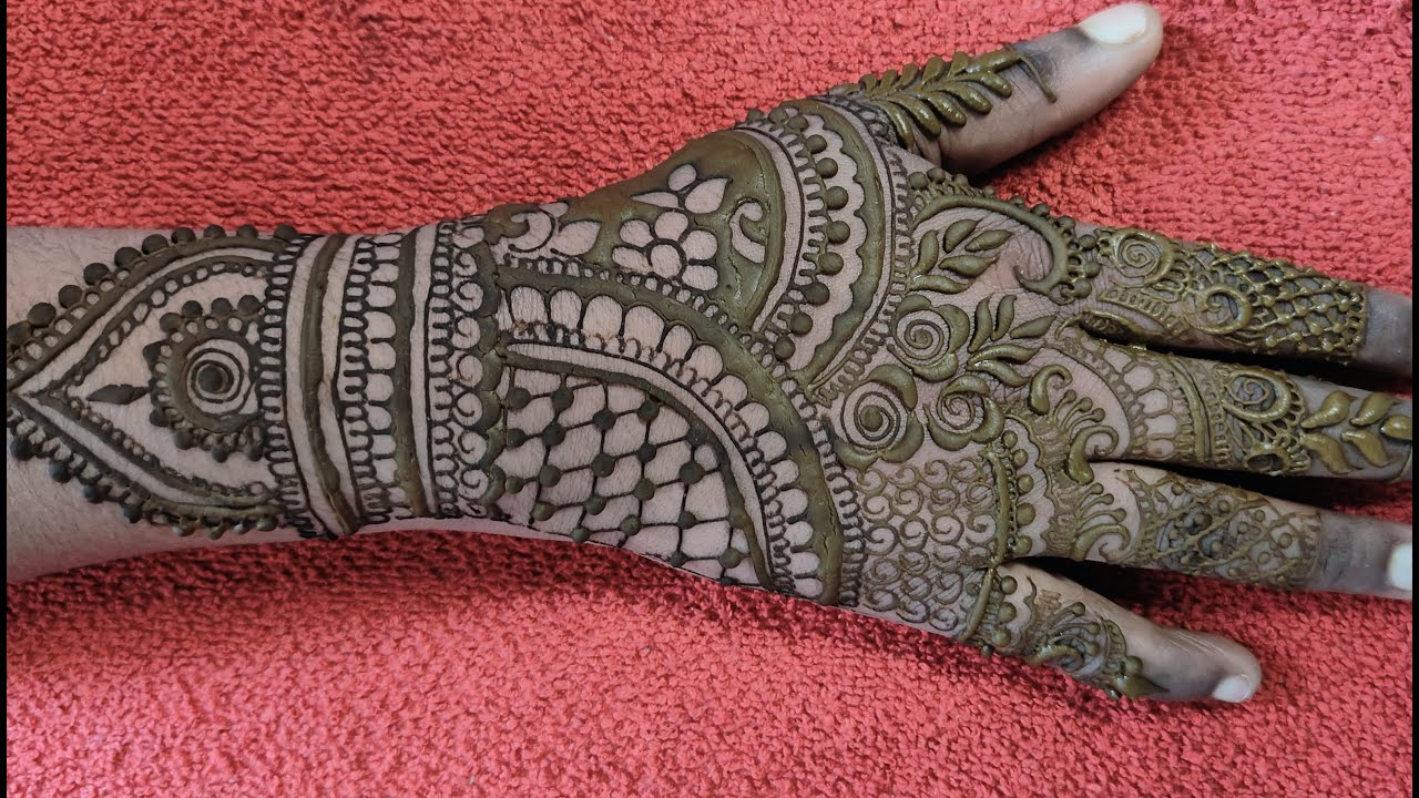 Stylish backhand mehndi designs | Simpal mehndi designs | mehndi design ...