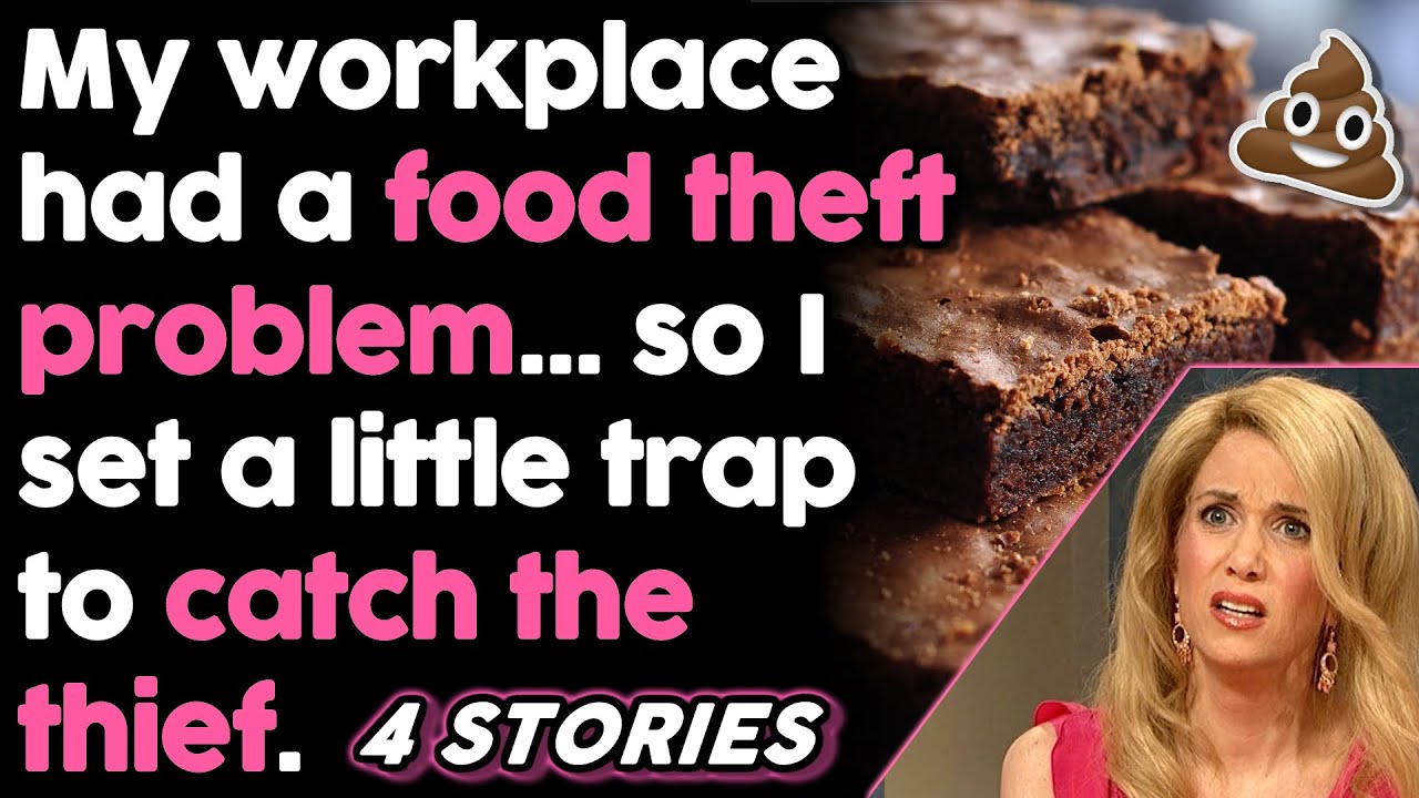 Workplace Food Thief Gets Big Surprise After Taking Bait Brownies - YouTube