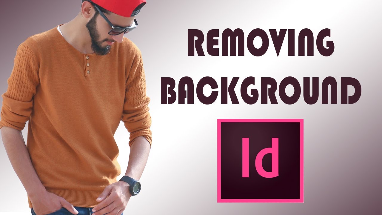 removing a background from an image in ID - YouTube