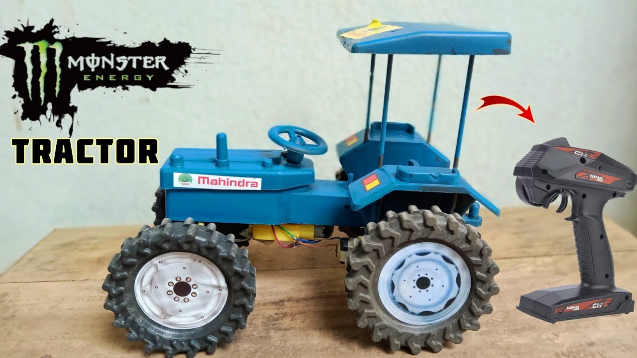 How To Make Powerful Monster Tractor At Home ? Powerful Monster Tractor ...