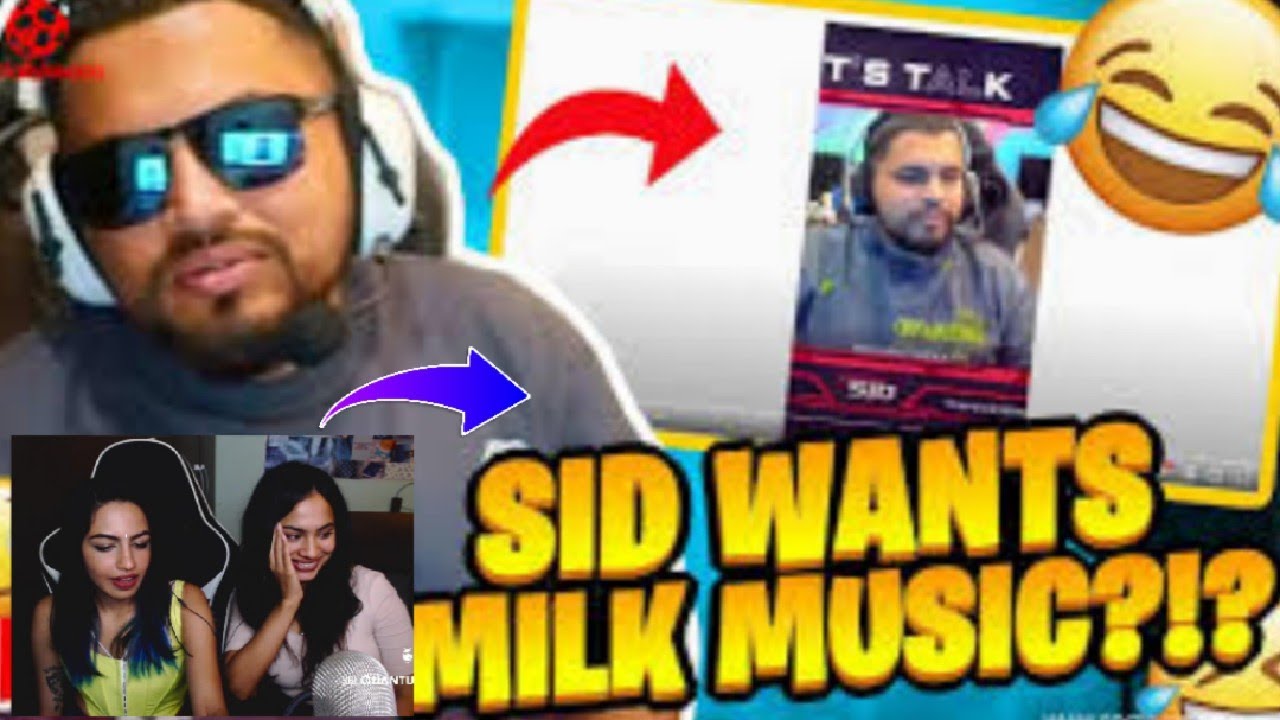 @SHARKSHE reaction on SID want milk rap - YouTube