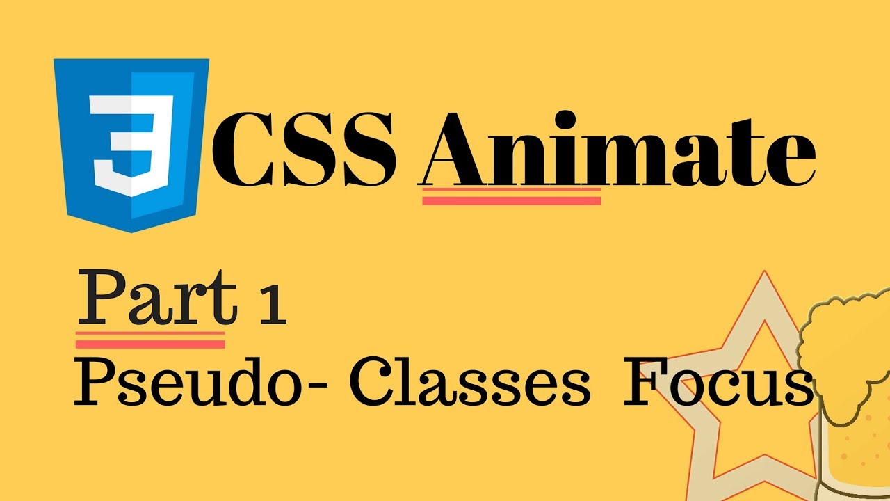 Css Pseudo Classes 1 Focus Youtube