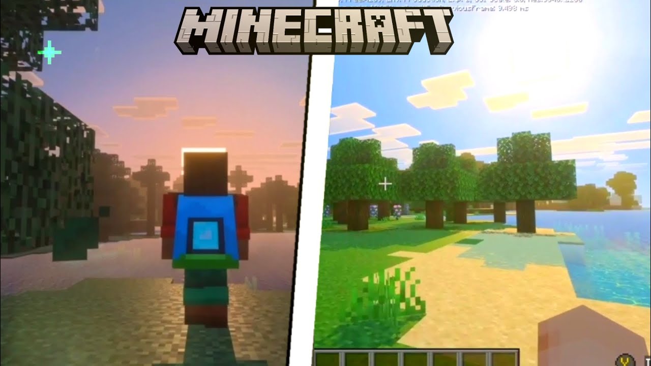 TESTEI O NOVO VISUAL VIBRANTE DO MINECRAFT!! - YouTube