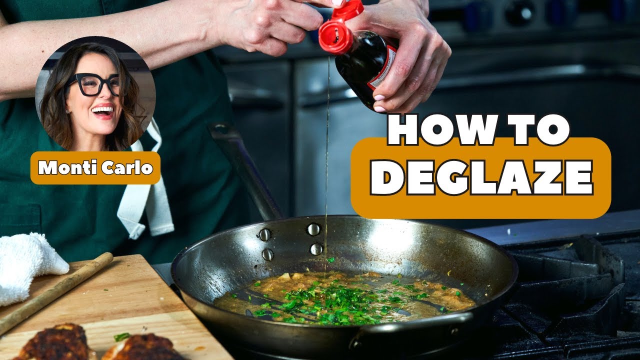 How To Deglaze Your Pan with Celebrity Chef Monti Carlo - YouTube
