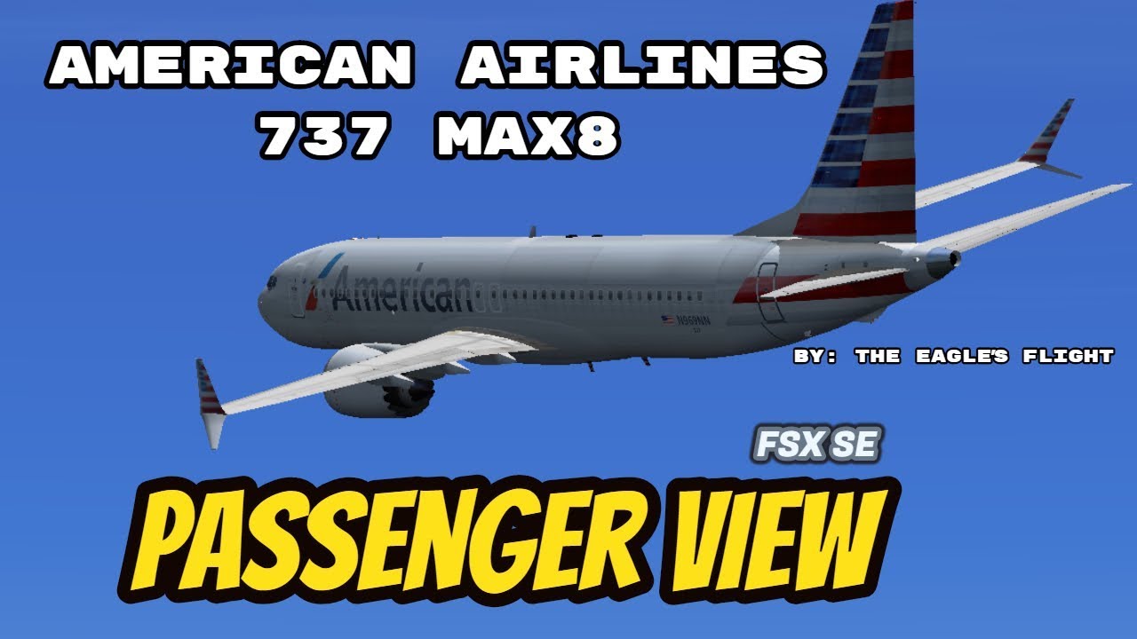 American Airlines 73-MAX - Passenger View - YouTube