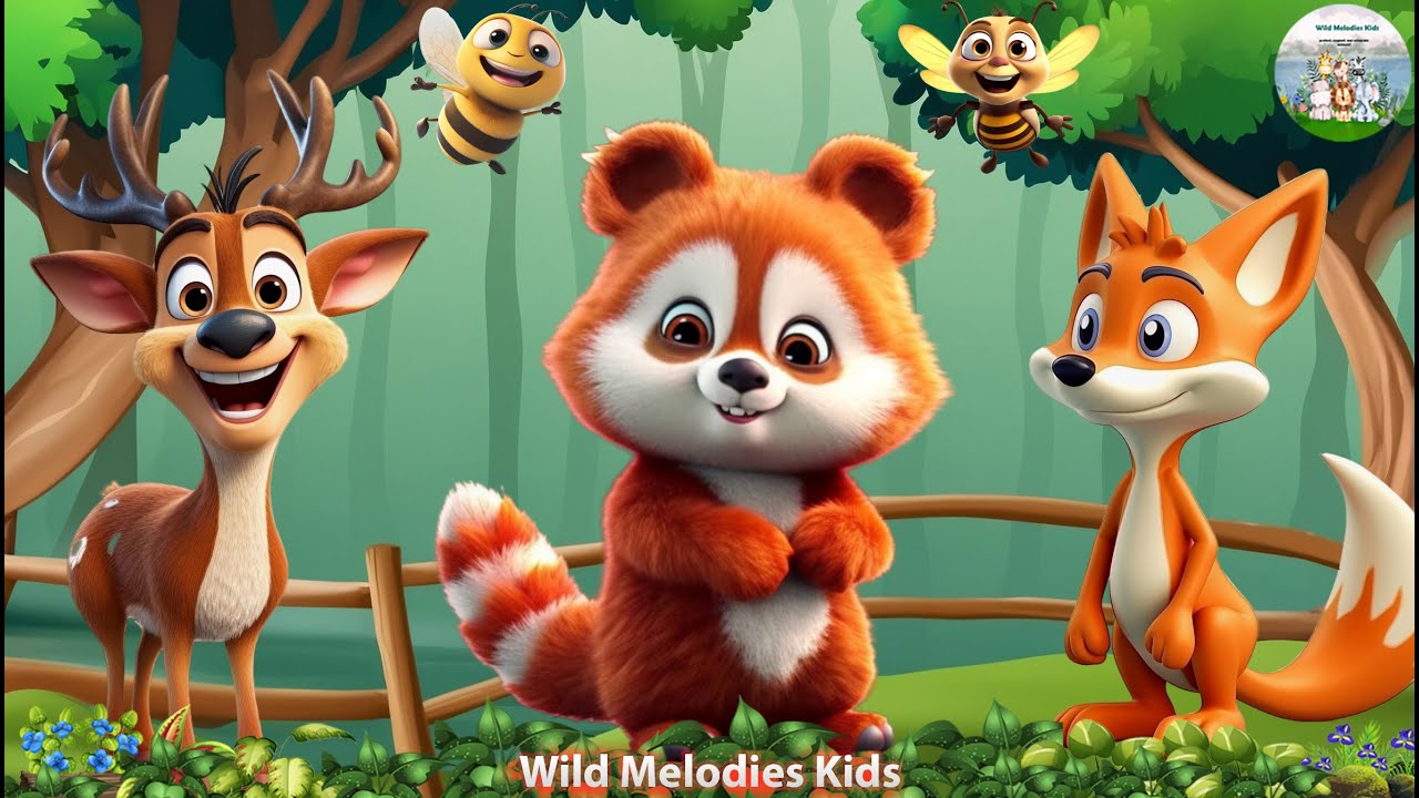 Happy Animal Moment: Red Panda, Fox, Bear, Reindeer, Tortoise - Animal ...