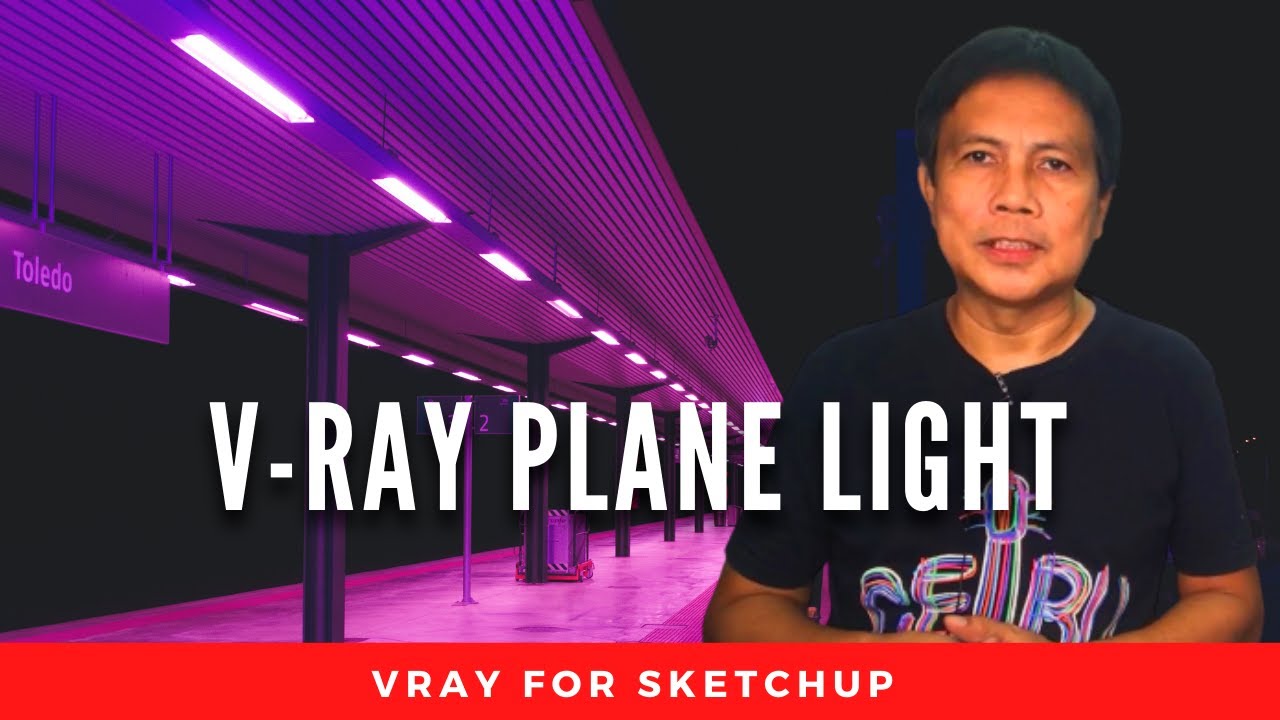 Sketchup Tutorial: How To Render In Vray Using Plane Light - YouTube
