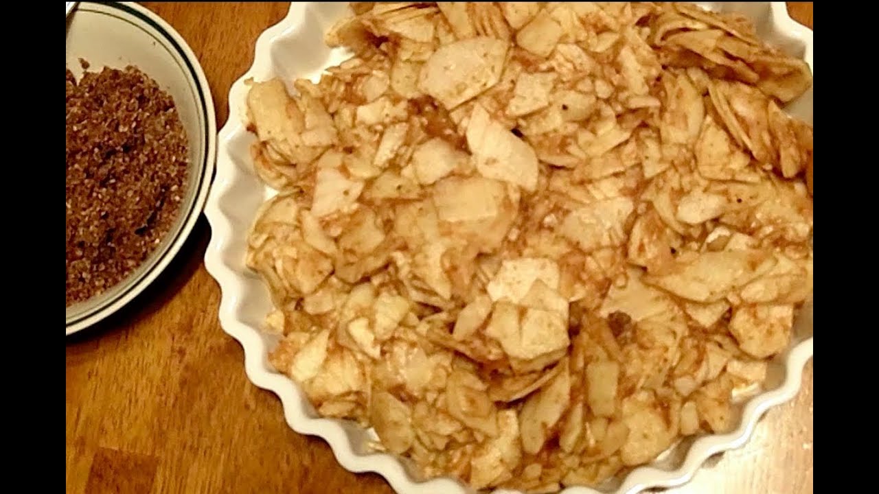 Raw Apple Crumble Recipe - YouTube
