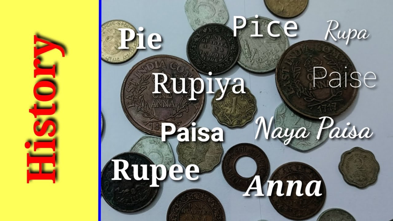 History of Indian money system | Rupa | Rupiya | Anna | Pice | Pie ...