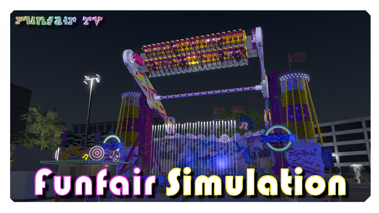 Funfair Simulation #30 || TOP SPIN fresh || by @Digital Rides - YouTube