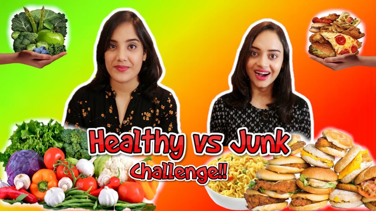 HEALTHY vs JUNK FOOD Challenge | Food Challenge | Life Shots - YouTube