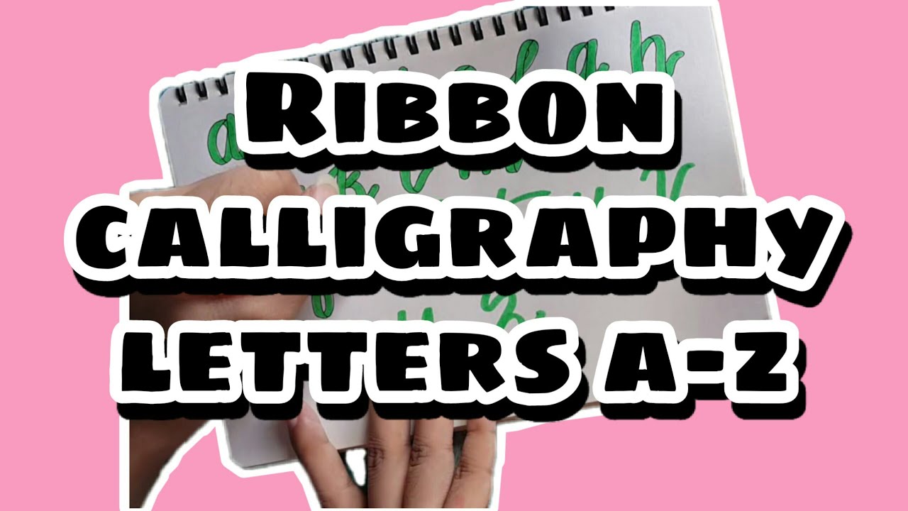 9 / Beginner's Guide: Ribbon Calligraphy Letters A-Z / Art Crafty - YouTube