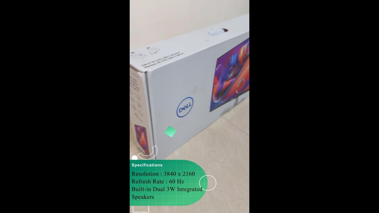 Unboxing & Setup: Dell S2722QC 27-inch 4K UHD Monitor | Assembly ...
