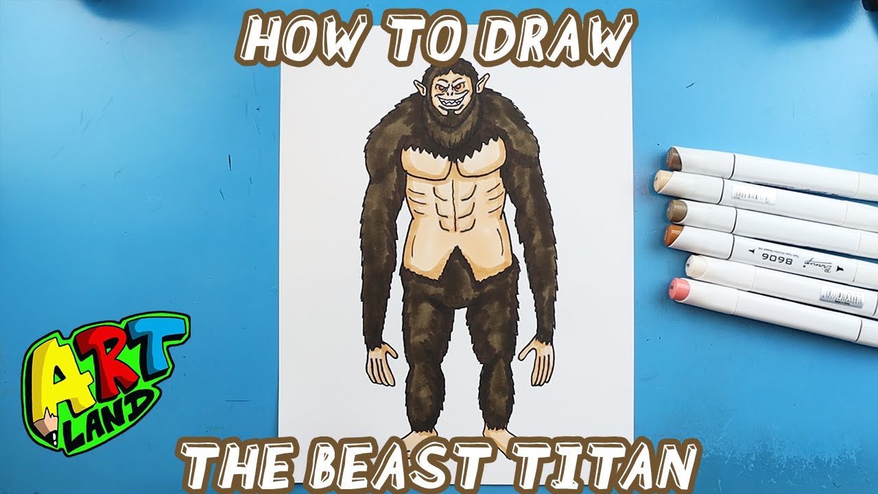How to Draw THE BEAST TITAN - YouTube